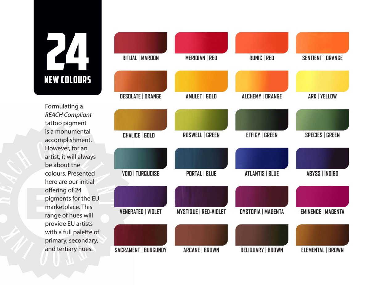 ETERNAL INK APEX (REACH) - farvekort +Info. - ETERNAL INK APEX (REACH ...